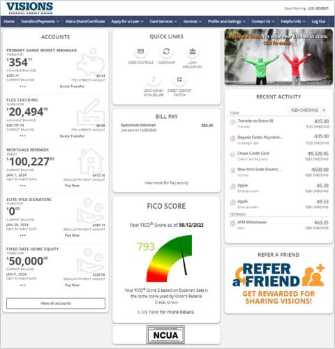 Digital Banking | Visions Federal Credit Union
